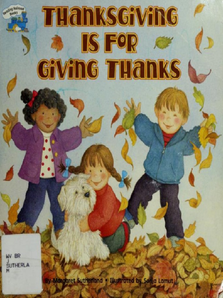 Thanksgiving Is For Giving Thanks-Margaret Sutherland | PDF