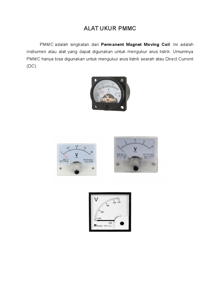 Alat Ukur PMMC | PDF