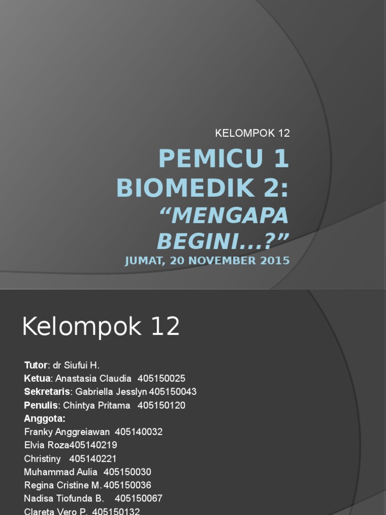 Kelompok 2 Pemicu 1 BM2 | PDF