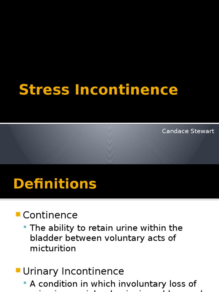 Stress Incontinence in Women | Urinary Incontinence | Urination