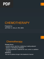 Chemotherapy Administration Sequence - A Review of The Literature and Creation of A Sequencing ...