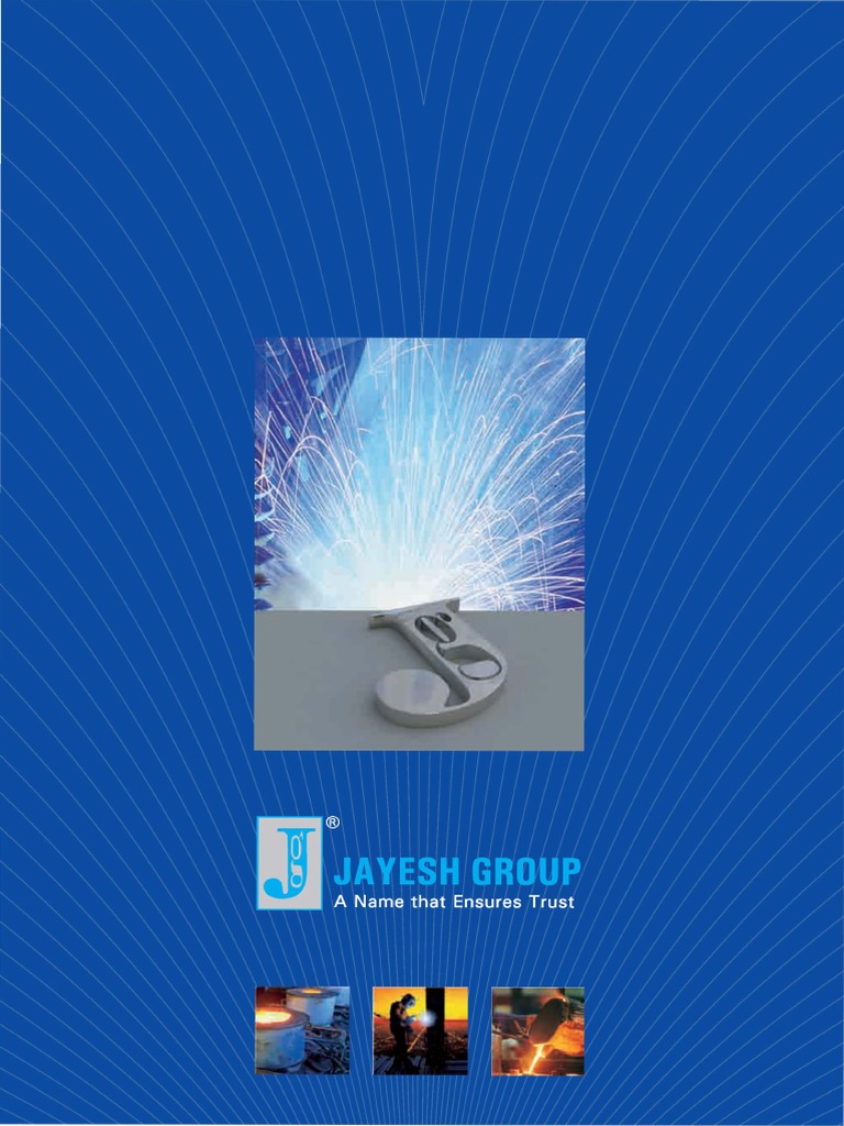 Jayesh Group Brochure Pdf Foundry Welding