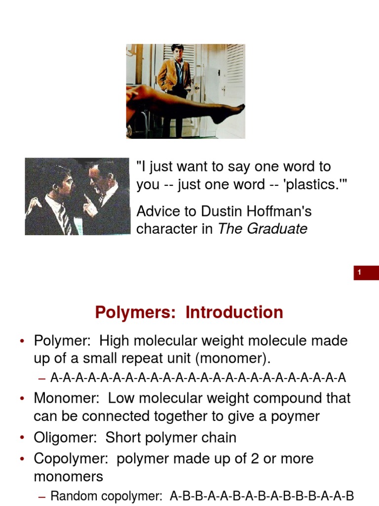 2.1-Types of Polymers | PDF | Polymerization | Polymers