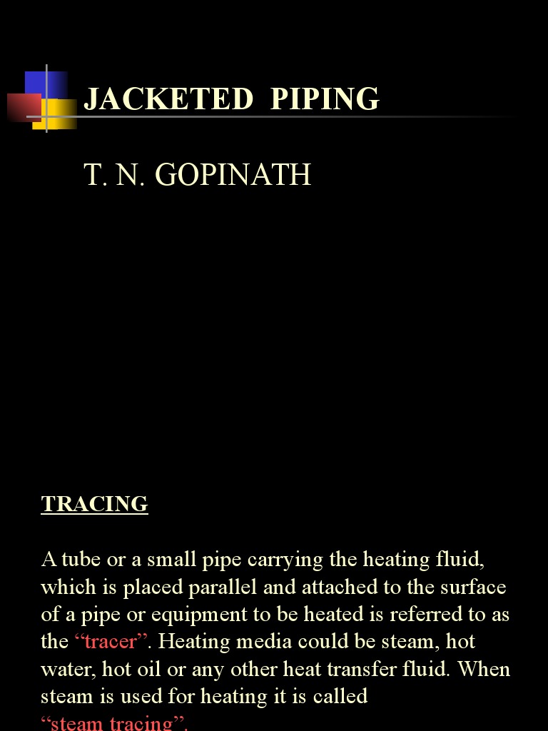 Jacketed Piping | PDF | Heat Transfer | Thermal Conduction