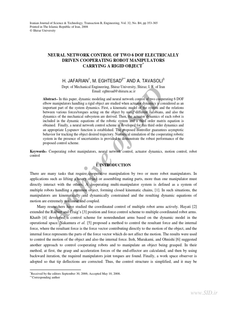 6dof Dynamics | PDF | Control Theory | Kinematics