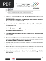 IOQM (2024) Question Paper | PDF | Numbers | Triangle