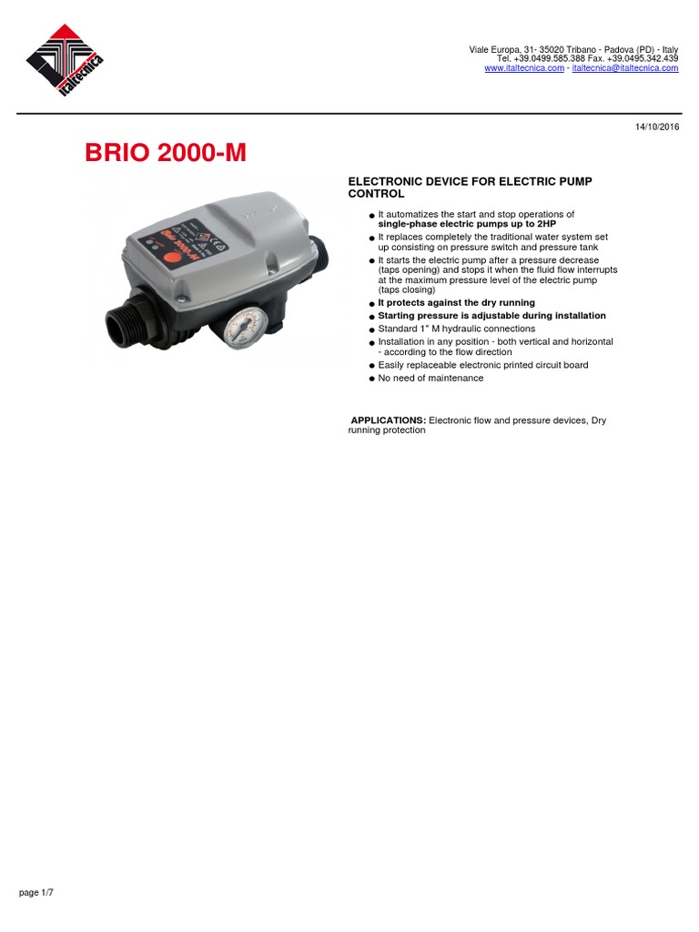 Brio 2000-M | Download Free PDF | Fax | Tap (Valve)