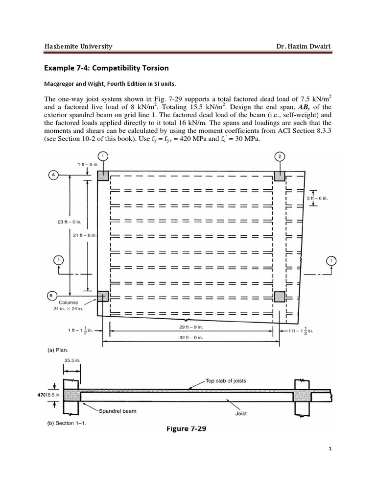 Compatibility Torsion Example | PDF | Beam (Structure) | Bending
