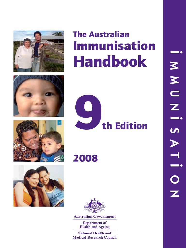 The Australian Immunisation Handbook 9th Edition 2008 PDF | PDF ...