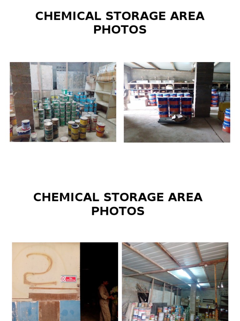 Chemical Storage Area | PDF