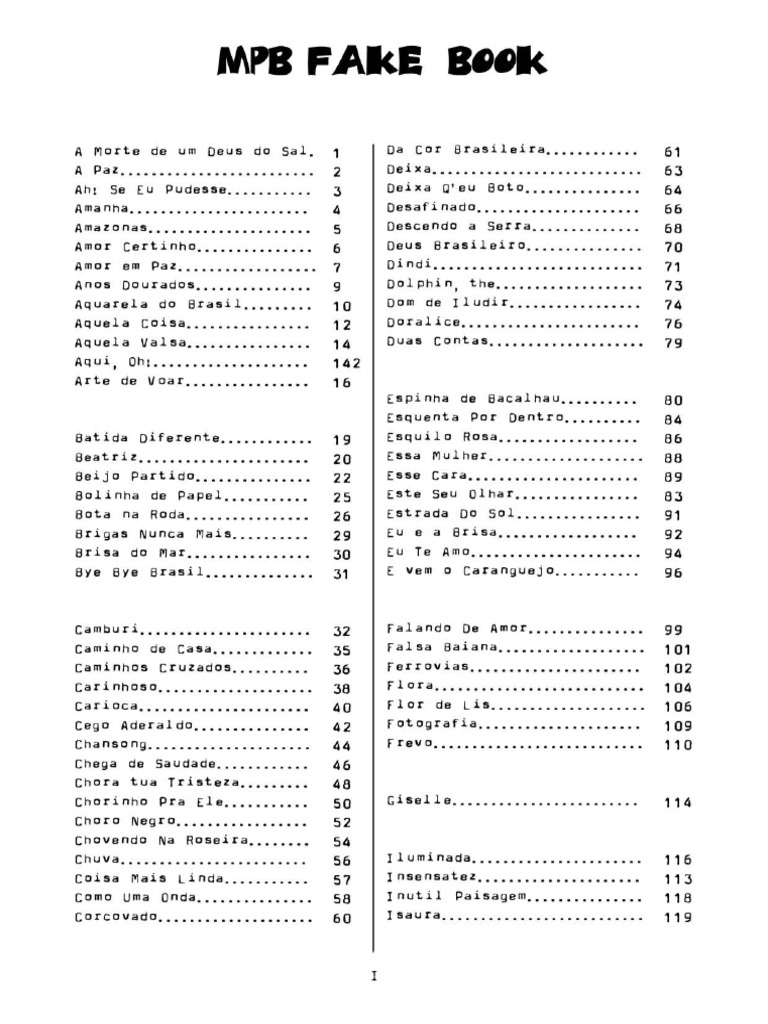 Partituras MPB Song Book PDF | PDF