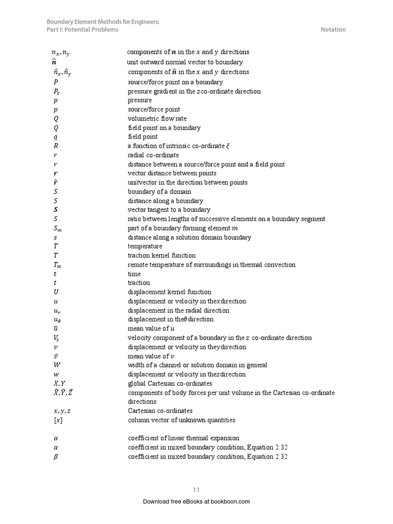 Boundary Element Methods For Engineers - Part I - 011 | PDF