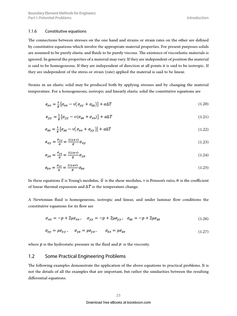 Boundary Element Methods For Engineers - Part I - 025 | PDF