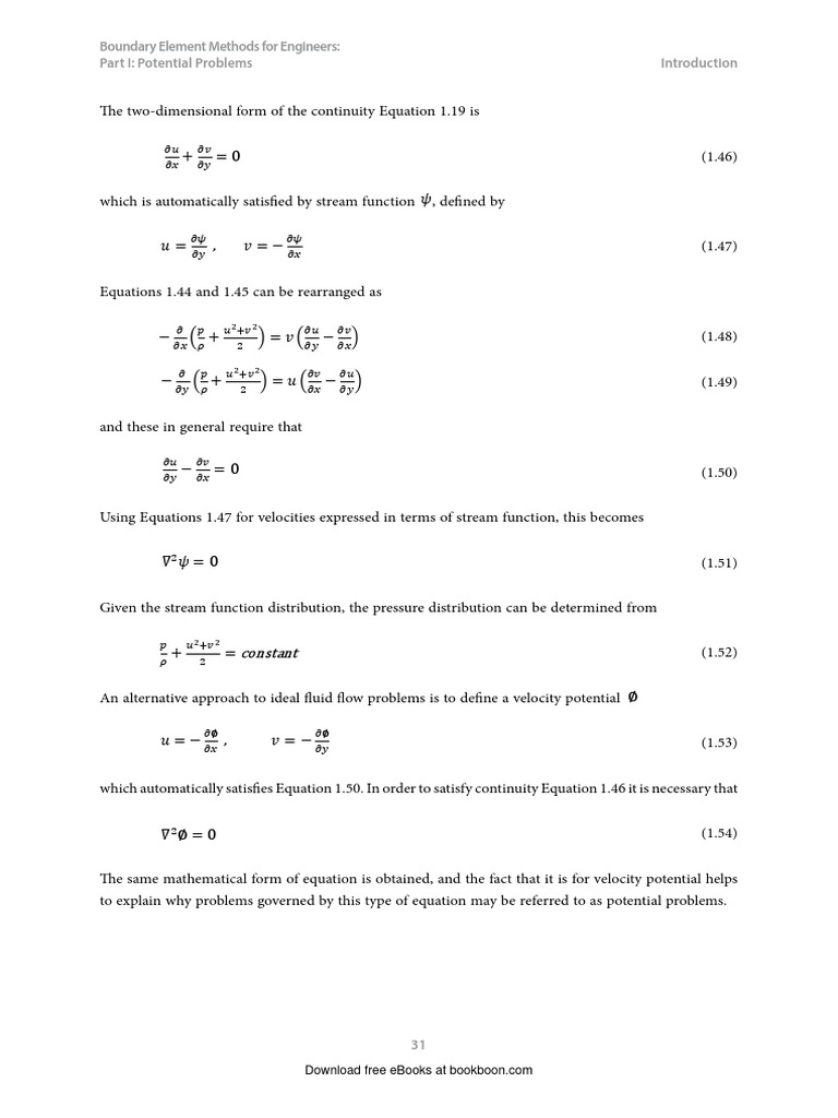 Boundary Element Methods For Engineers - Part I - 031 | PDF