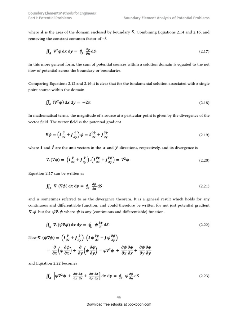 Boundary Element Methods: Potential Problems | PDF