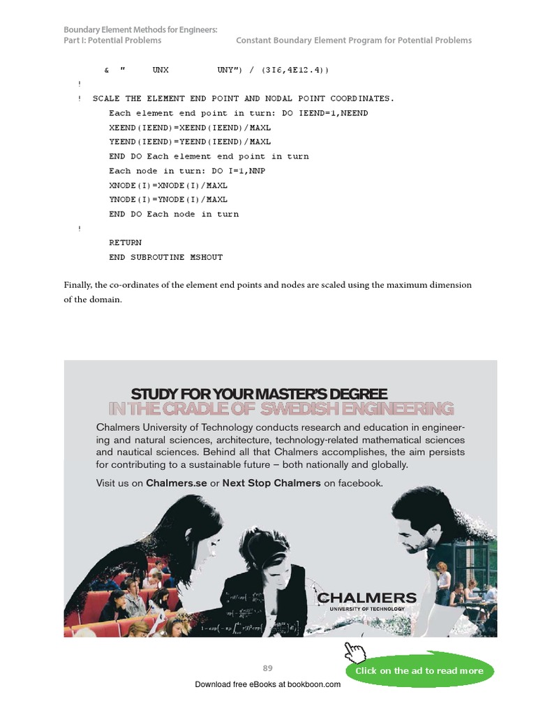Boundary Element Methods For Engineers - Part I - 089 | PDF