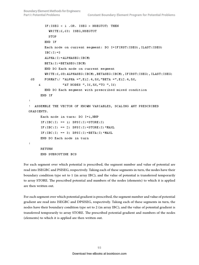 Boundary Element Methods For Engineers - Part I - 093 | PDF