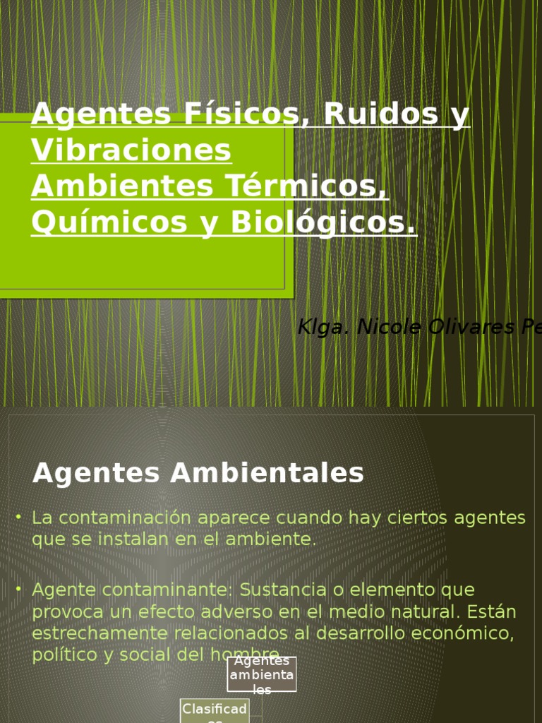 Agentes Físicos, Ruidos y Vibraciones | PDF | Partículas | Virus