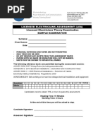 LET Sample Paper 1: Electrical Theory | PDF | Electrical Wiring | Mains ...