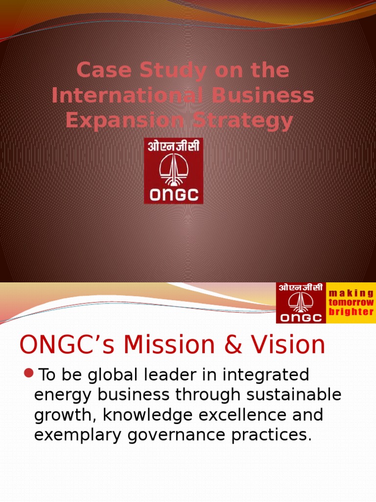 ONGC's International Expansion Strategy | PDF | Petroleum | Economies