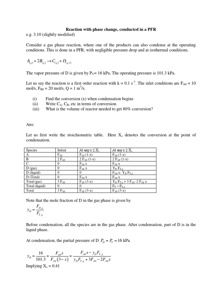Phase Change Problems | PDF | Phase (Matter) | Pressure