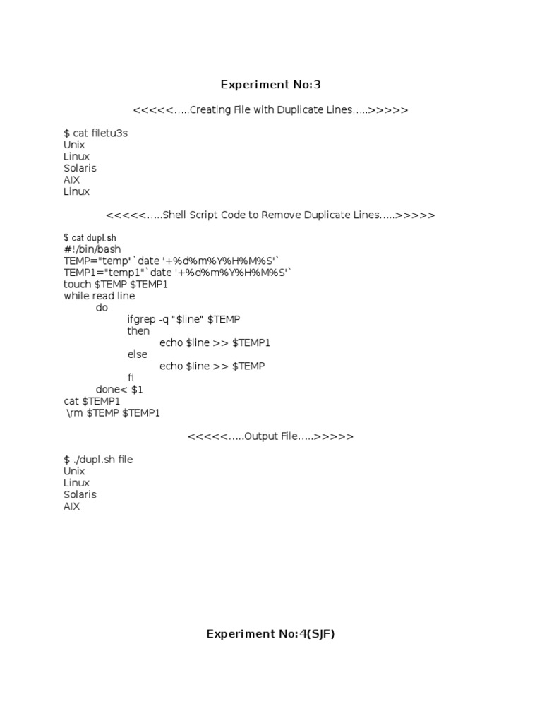 OS - Exp 3-9 COMPLETE | PDF | Unix | Operating System Technology