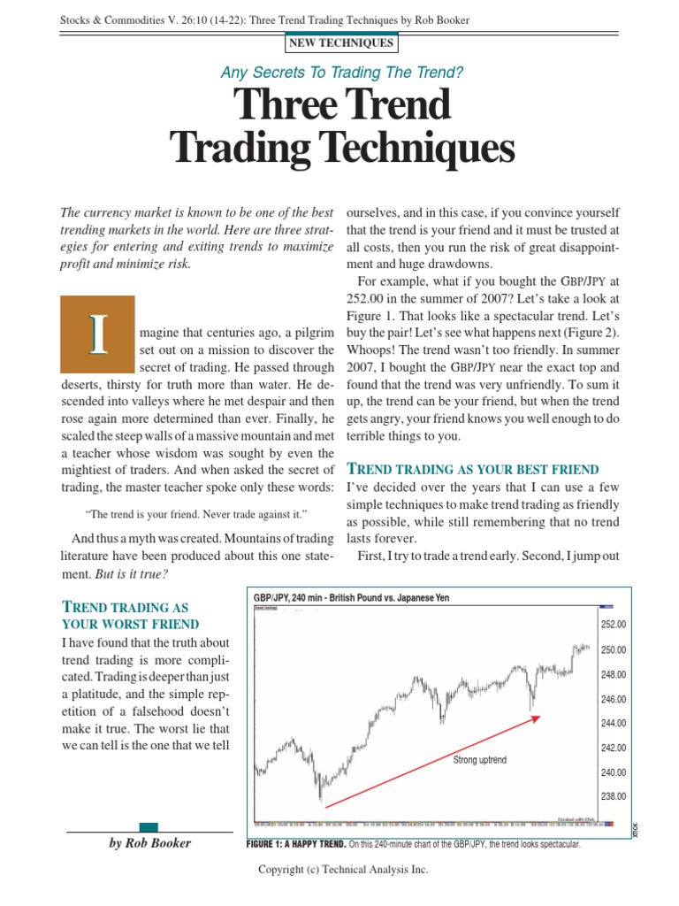 38-Three Trend Trading Techniques | PDF | Financial Economics ...