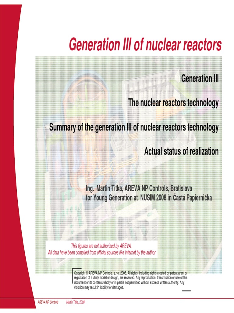 Generation III Nuclear Reactors - by IAEA | Download Free PDF | Power ...