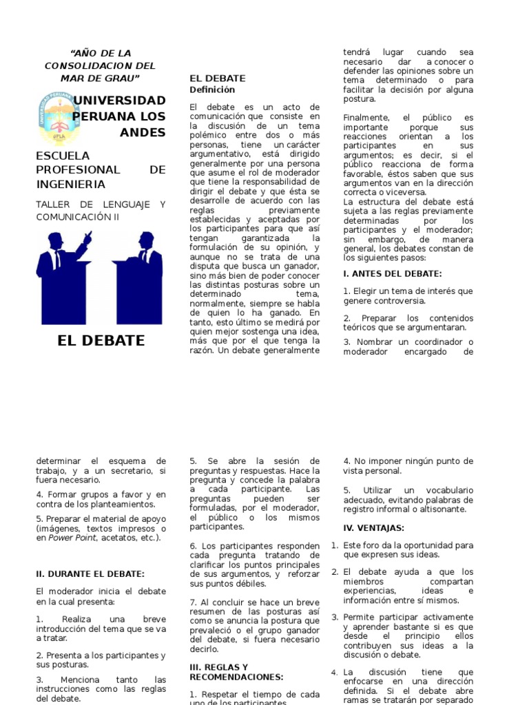 triptico debate.docx | Epistemología | Cognición