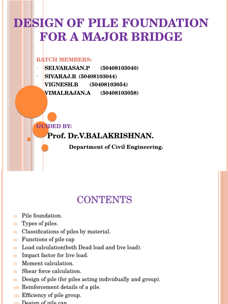 Design of Pile Foundation | PDF | Deep Foundation | Structural Load