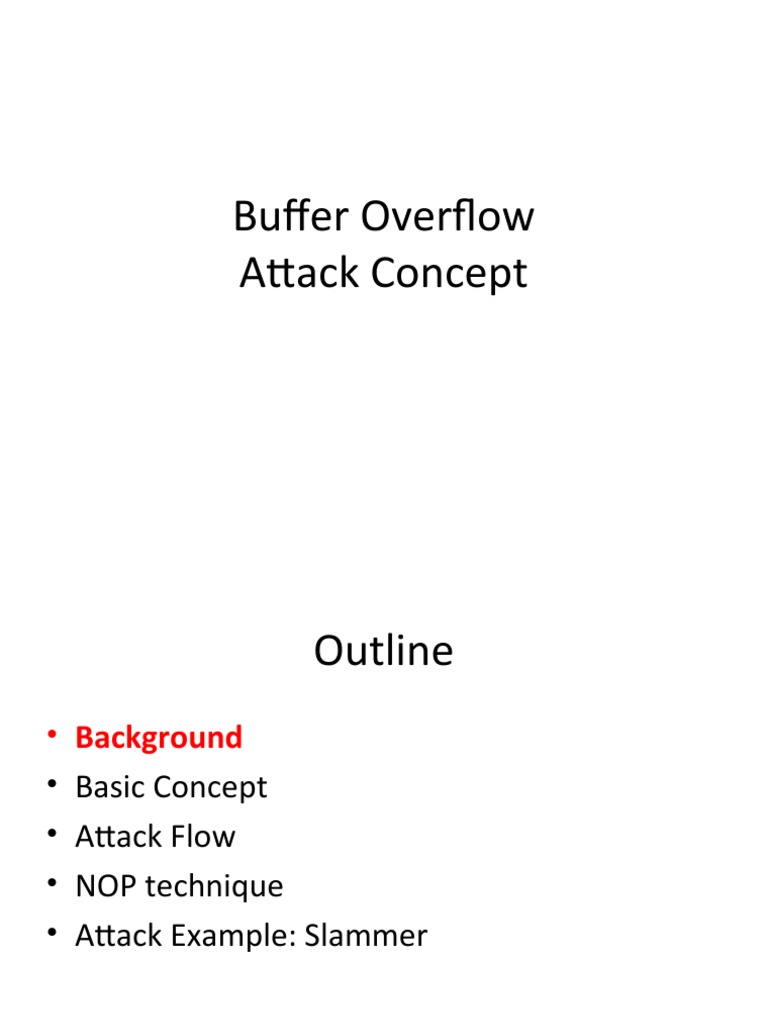 Ch5 Buffer Overflow Concept | PDF | Information Age | Software Development