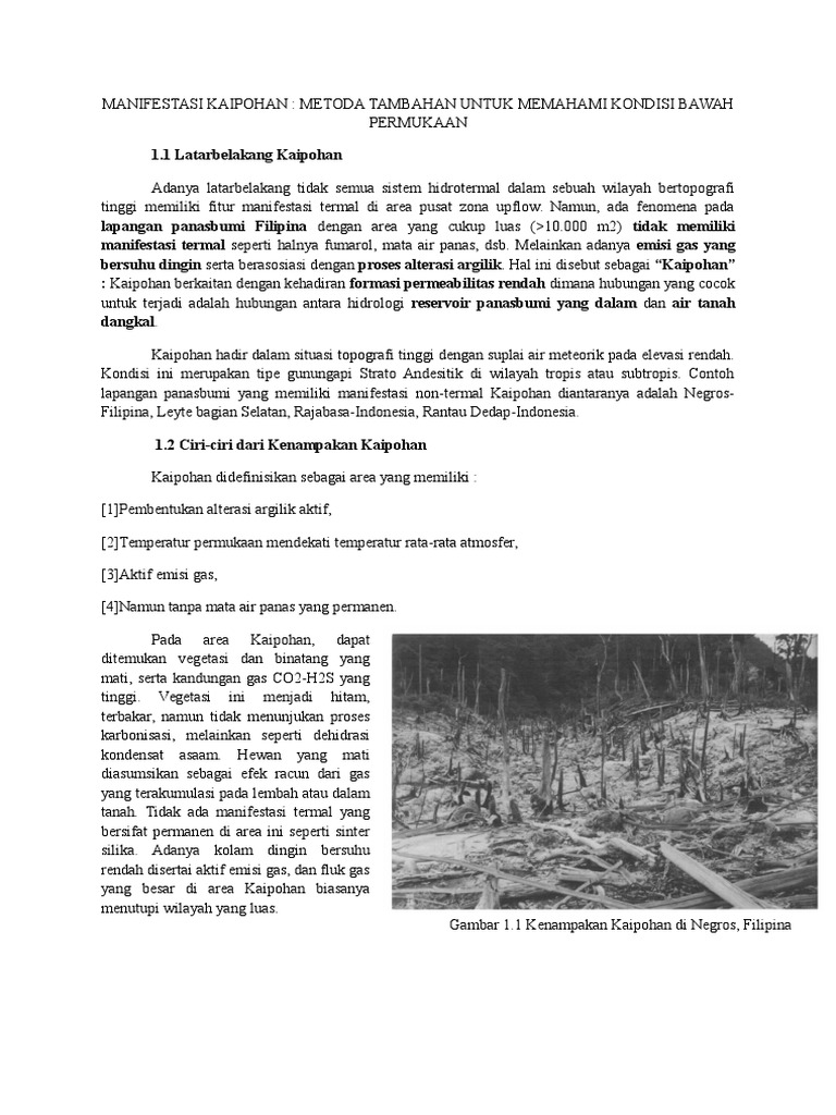 Manifestasi Kaipohan | PDF