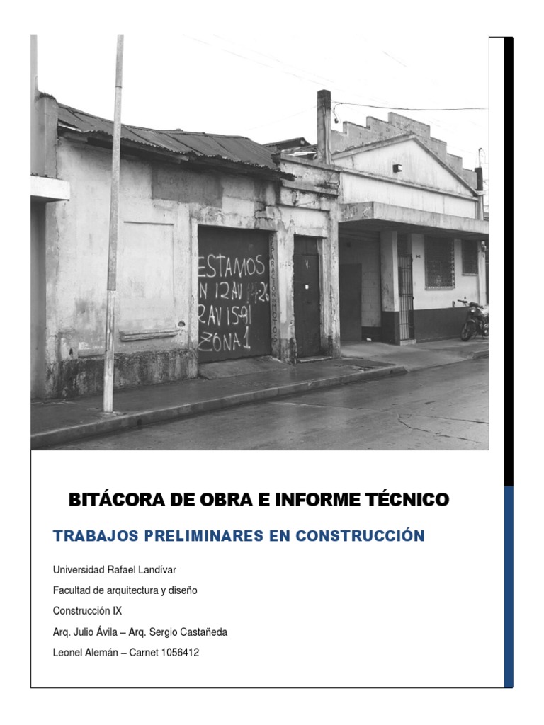 Bitacora 1 Construccion de Una Vivienda | PDF | Fundación (Ingeniería ...