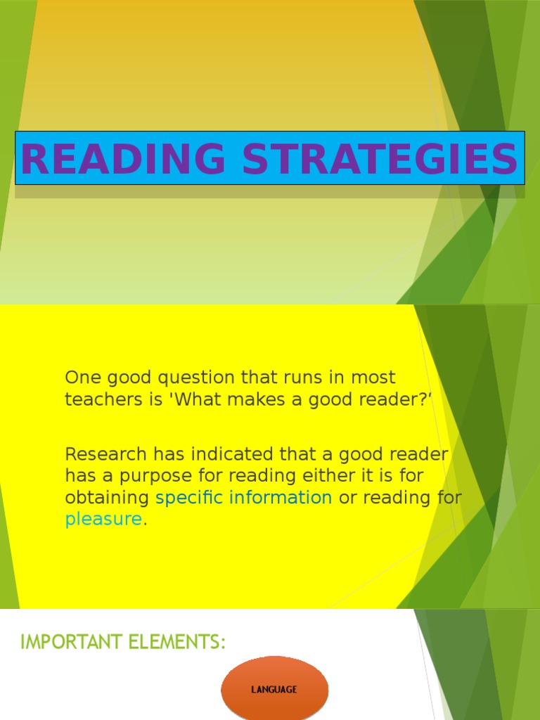 Reading Strategies for Teachers | PDF | Career & Growth | Language Arts ...