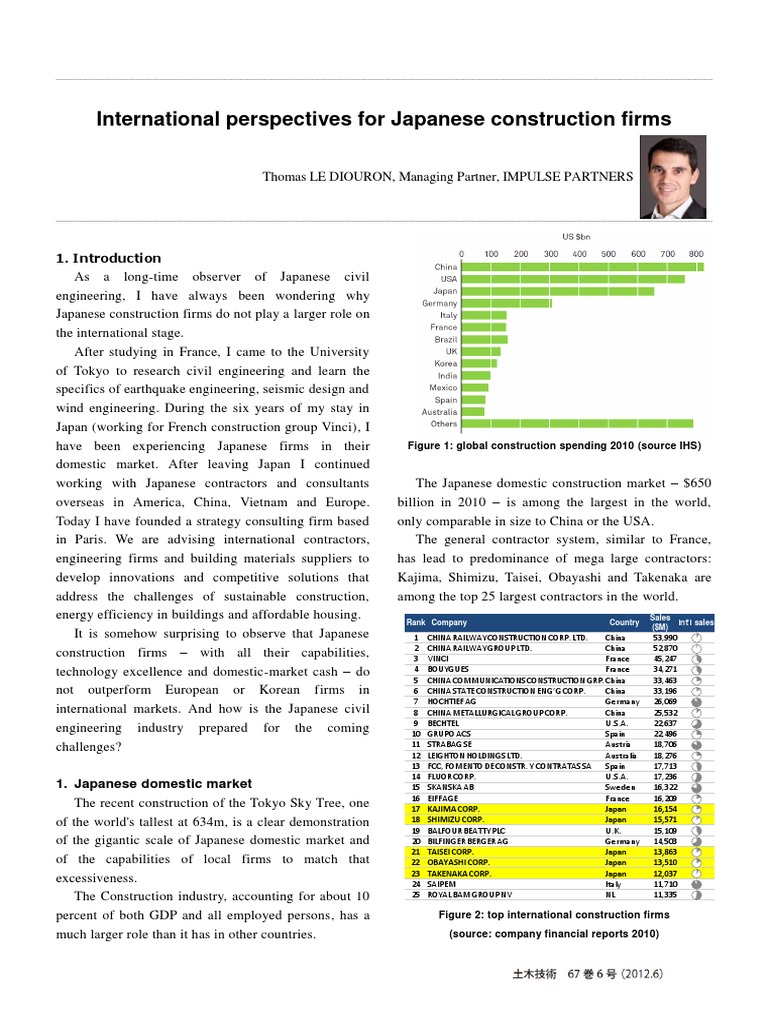 Japanese Construction Firms en | PDF | Empire Of Japan | Japan