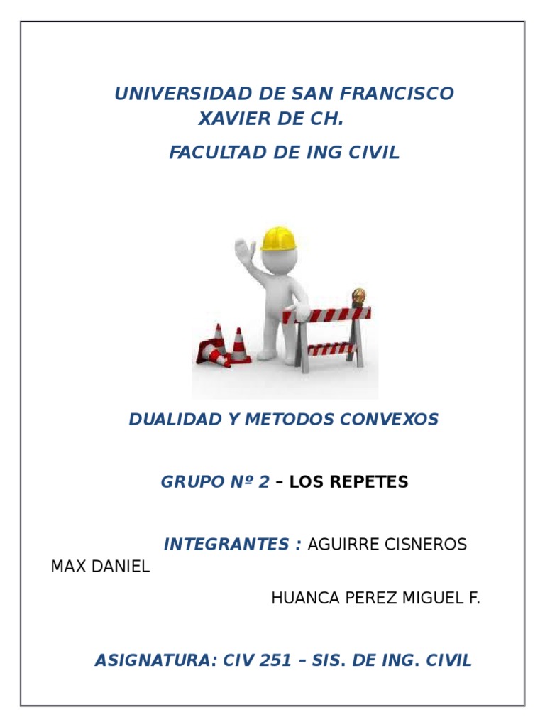 Dualidad y Metodos Convexos | PDF | Conjunto convexo | Programación lineal
