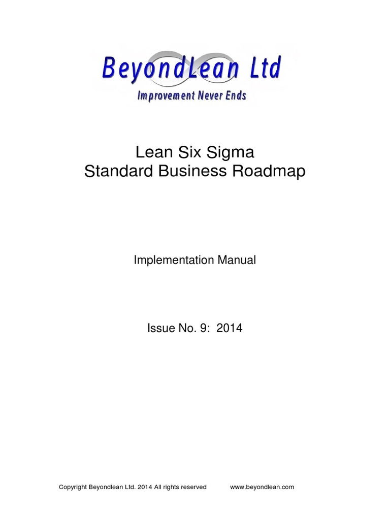 001 3 Lean+Six+Sigma+Implementation+Manual V9 PDF | PDF | Lean ...