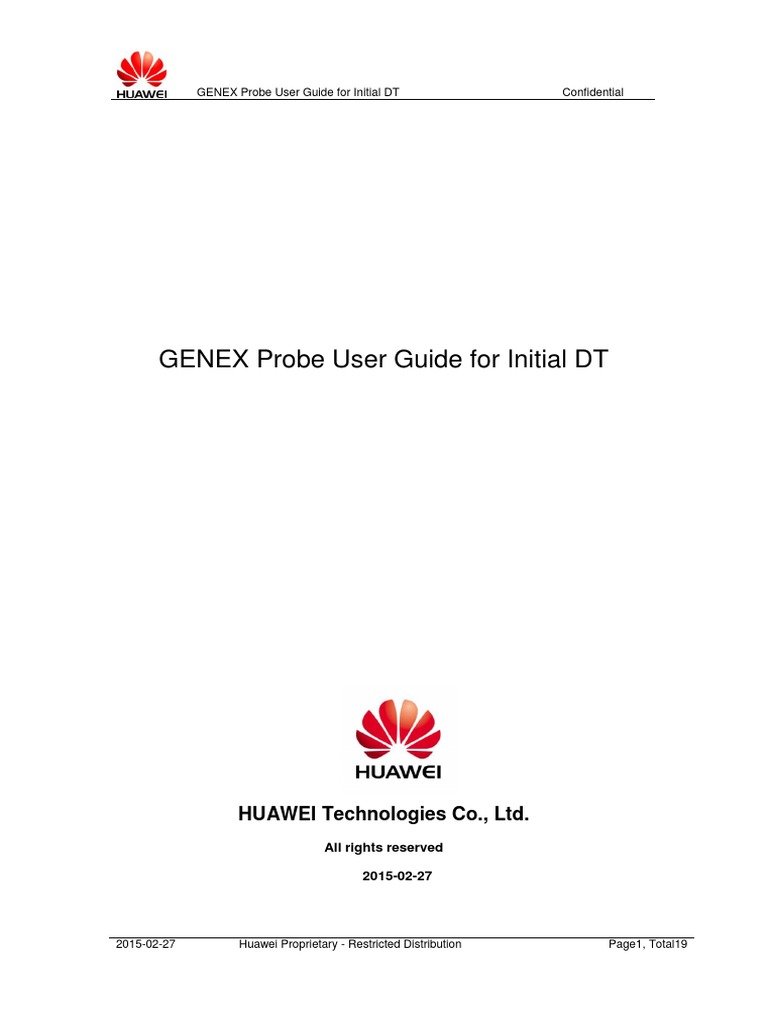 Guide To Perform Initial DT With GENEX Probe | PDF | Laptop | Device Driver