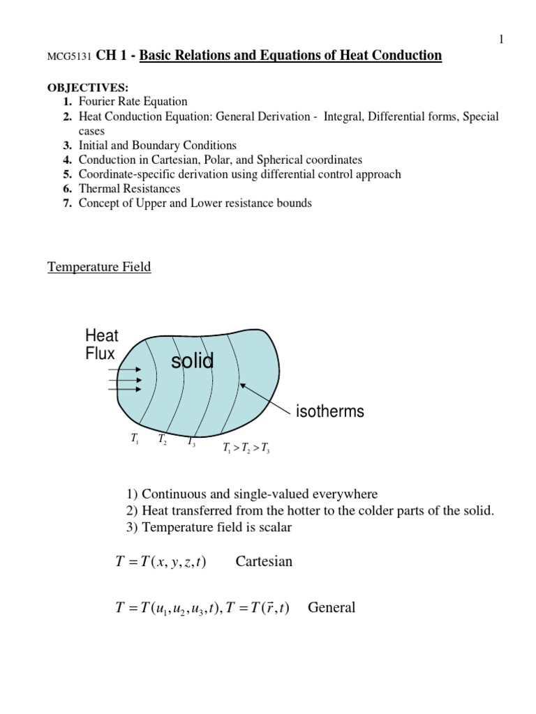 UO2016F Slide 1 - Basic Relations and Equations of Heat Conduction ...