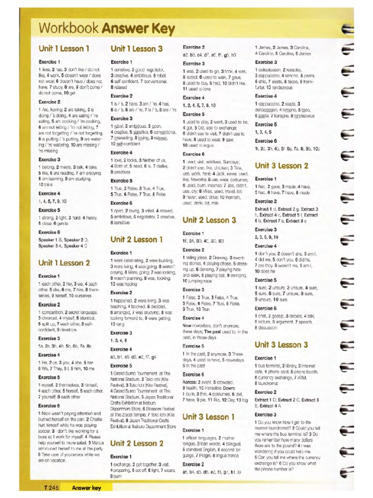 Answer Key Workbook Attitude 3 PDF | PDF