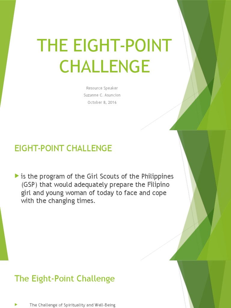 The Eight-Point Challenge | PDF