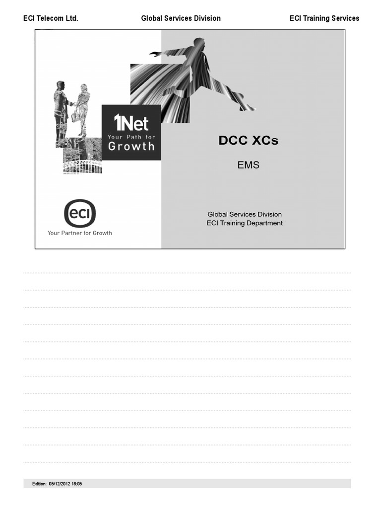 ECI Telecom Ltd. ECI Training Services Global Services Division | PDF