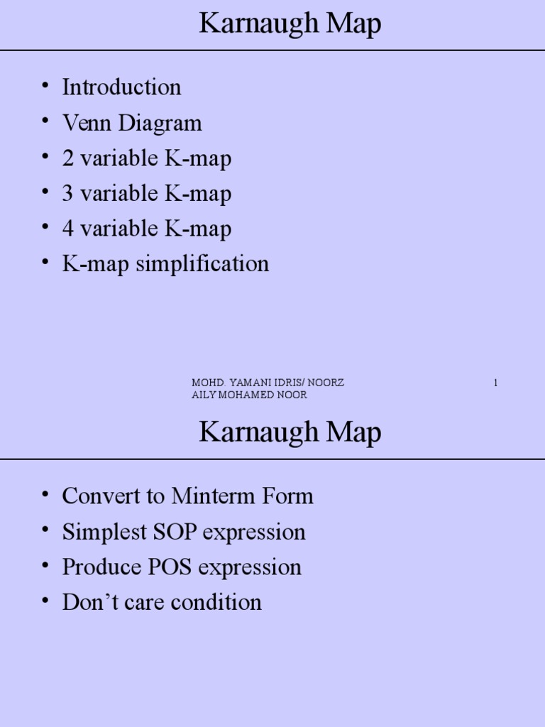 Boolean Algebra (3) - K-MAP | PDF | Boolean Algebra | Teaching Mathematics
