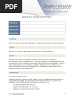 Sample Credit Policy | PDF