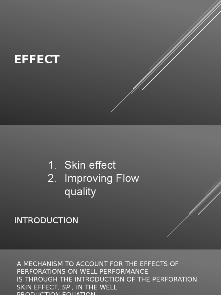 Perforation Skin Effect in Well Performance | PDF | Teaching Methods ...