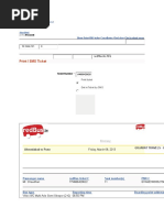 Red Bus Ticket Format | PDF | Ticket (Admission) | Bus