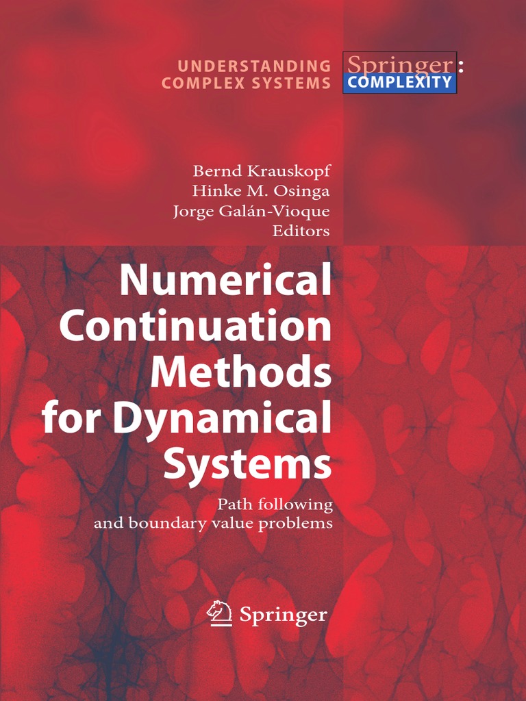 Numerical Continuation Methods For Dynamical Systems | PDF | Complex Systems | Dynamical System