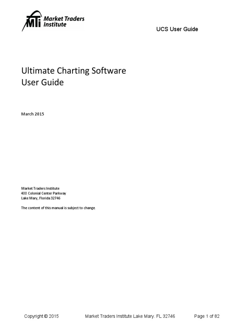 Ultimate Charting Manual | PDF | Icon (Computing) | Computing