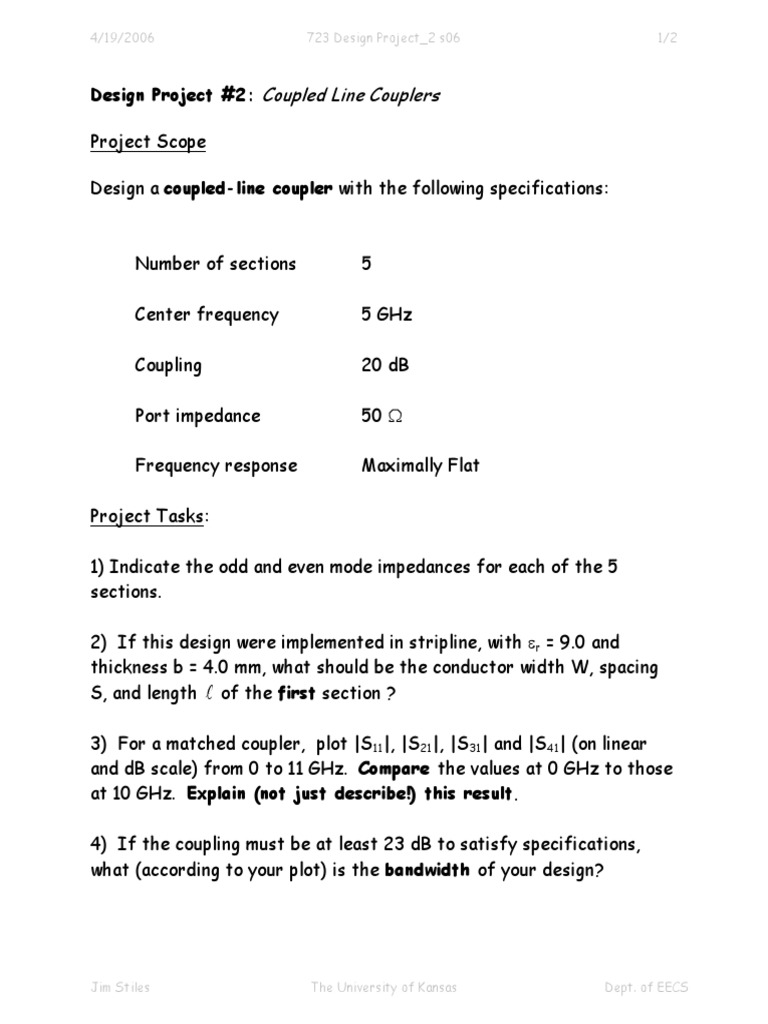 723 Design Project - 2 s06 | PDF