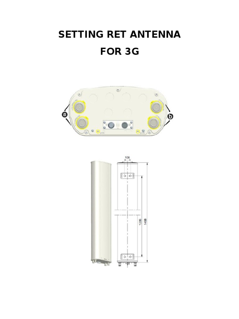 Setting RET Antenna For 3G | PDF